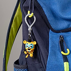 SCS Direct Five Nights at Freddy's Security Breach Mystery Blind Bag Keychain Figures, 3 Pack - Receive 3 of 7 Assorted Collectible 2" Toy Clip-on Key Chain Hanger Accessories - Gift for Kids & Teens