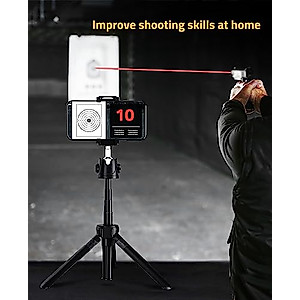 CVLIFE 9mm Laser Training Cartridge with 9 Batteries for Dry Fire Training, Including Extra Training Back Cap, Rubber Plugs and Spare O-Rings