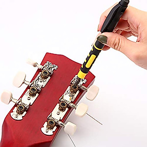 8 Pieces 4 in 1 Pocket Screwdriver Pen Screwdriver Portable Multipurpose Screwdriver Double Ended Screwdriver for Repairing Installing Hand Tool