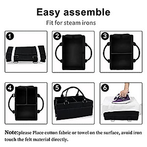 XUANGUO Baby Diaper Caddy Organizer for Girl Boy Large Nursery Storage Bin Basket Portable Holder Tote Bag for Changing Table and Car Baby Shower Gifts Newborn Baby Registry Must Haves Items black