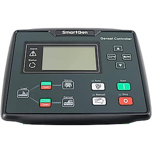 YFYIQI Genset Controller Automatic Generator Set Controller with Working Power Range DC(8 to 35) V RS485 Communication Port for Single Genset Automatic Control and Monitoring System