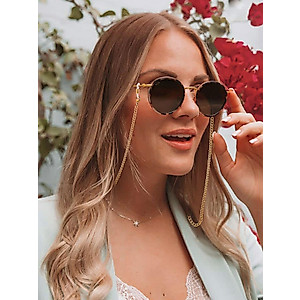 Eyeglasses Chains for Men Gold Plated Sunglasses Chain Women
