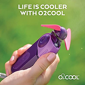 O2COOL Sport Misting Fan, Teal