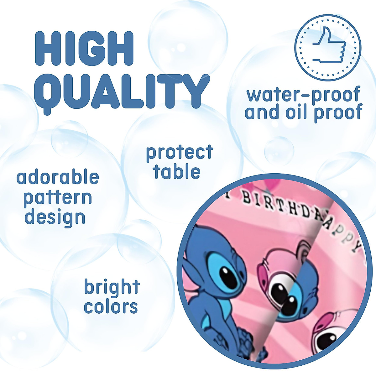 BELMAKS 4 PCS Party Tablecloth Birthday Girl Pink Tablecloth 70" x 42" Baby Shower Decorations for Girl Pink Birthday Decorations Table Cloth for Party