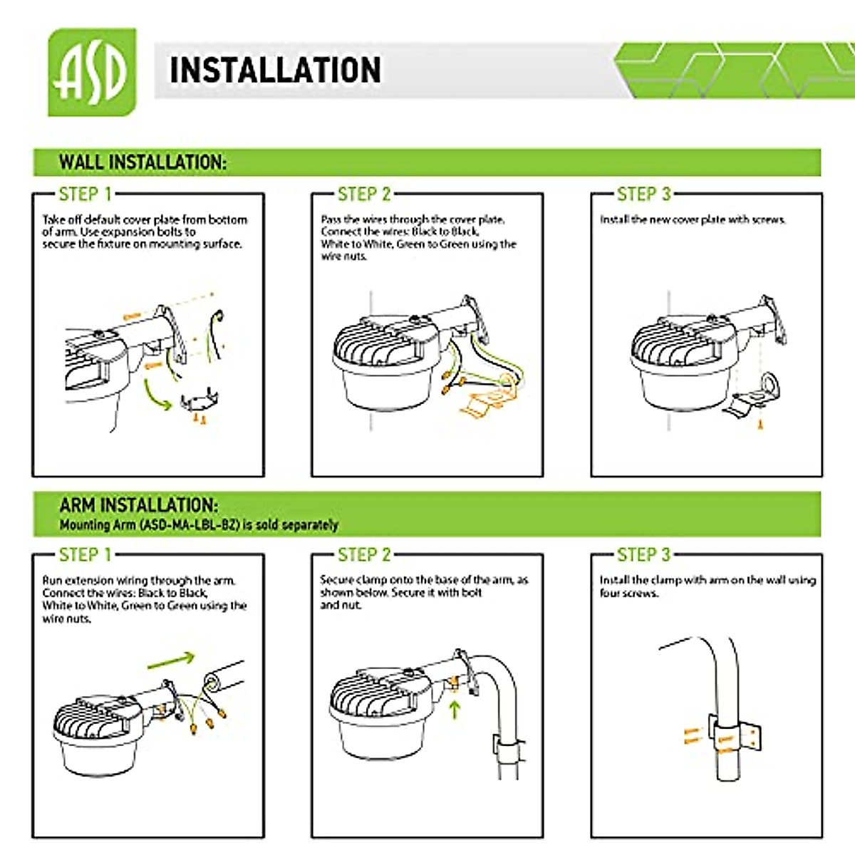 ASD LED Barn Light 70W, Dimmable, Dusk to Dawn Outdoor Lighting, Commercial Grade, 120-277V, Ultra Bright Waterproof Area Light, 110W MH Replacement, 8680 Lm, 4000K, ETL & DLC Premium