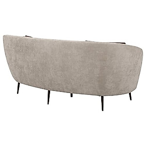 Coaster Home Furnishings Ellorie Upholstered Channel Back Curved Loveseat Beige