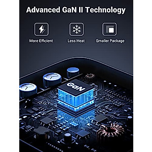 UGREEN 100W USB C Charger, Nexode 4 Ports USB C Charging Station, GaN Fast Desktop Charger Compatible with MacBook Pro, Dell XPS 15, iPhone 14 Pro Max/13, Galaxy S23 Ultra, iPad, Steam Deck and More