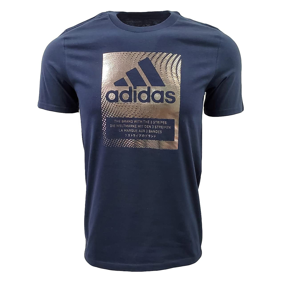 adidas Badge of Sport Box Tee Legend Ink/Silver Metallic SM