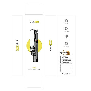 Stable Selfie Stick Tripod with Fill Light, 44 Inch Extendable Selfie Stick with Wireless Remote and Tripod Stand 360 Rotation for iPhone 13/12/11 Pro/XS Max/XS/XR/X/8/7, Samsung and Smartphone