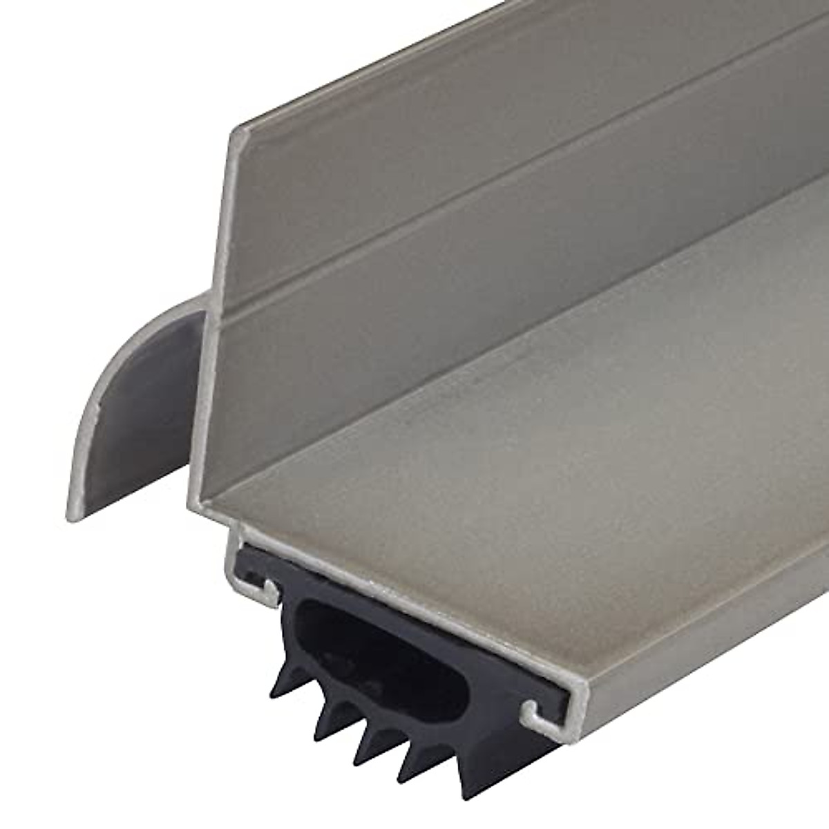 M-D Building Products 48998 L-Shaped Door Bottom with Dripcap DCV 50, 36 Inches, Satin Nickel