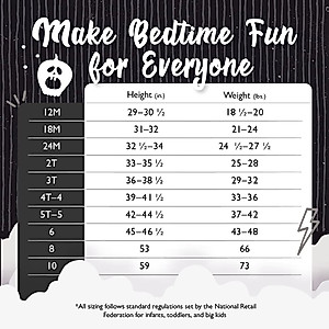 Disney Boys' The Nightmare Before Christmas 2-Piece Snug-Fit Cotton Pajamas Set, BEWARE JACK, 6