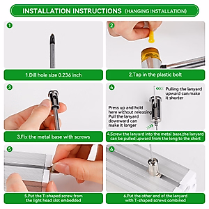 Skymoatled T12 4FT LED Shop Lights Garage Lights,65W 5000K 10400LM Daylight Color,Hanging/Surface Mount,Super Bright,Plug and Play,Linkable LED Shop Lights for Warehouse Workshop Basement,6Pack