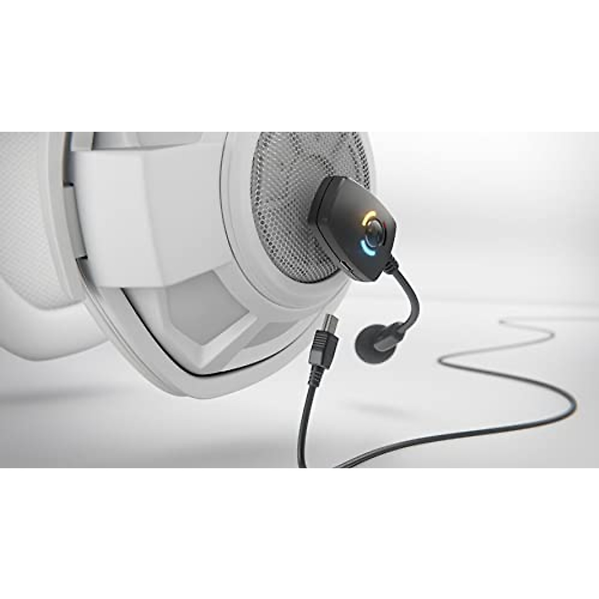 Antlion Audio ModMic Wireless Attachable Boom Microphone for Headphones - Compatible with PC, Mac, Linux, PS4, Any USB A Type