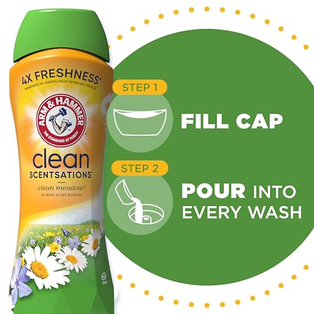 Arm & Hammer Clean Scentsations in-Wash Scent Booster - Clean Meadow 24 Oz