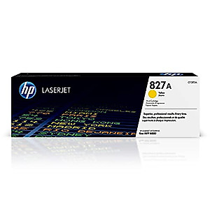 HP 827A Yellow Toner Cartridge | Works with HP Color LaserJet Enterprise Flow MFP M880 Series | CF302A