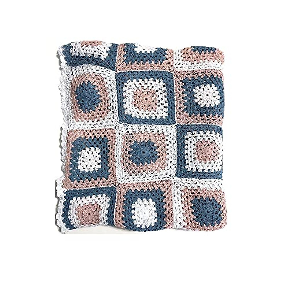 Baby Blanket Baptism Baby Nursery Cotton Throw for Boy and Girl Crochet Lace Blanket