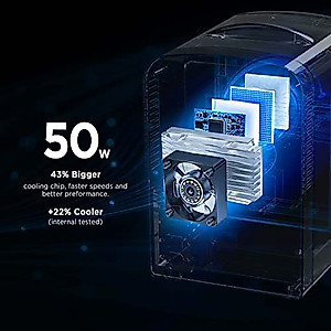 Silonn 4L/6 Can Mini Fridge, Portable Skincare Fridge, Teal