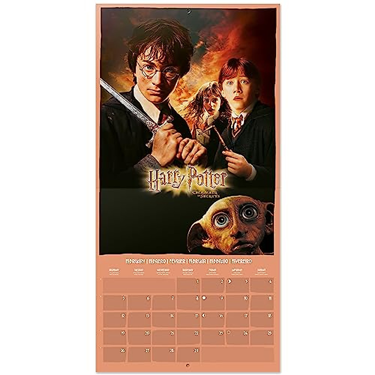 Grupo Erik Harry Potter Wall Calendar 2024 12" x 12" | 12 Month Planner | Square Wall Calendar 2024 | Family Planner Calendar 2024 | Harry Potter Calendar 2024