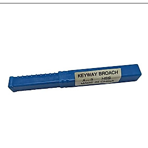 3mm A Push-Type Keyway Broach Cutter HSS Metric Size CNC Machine Cutting Tool