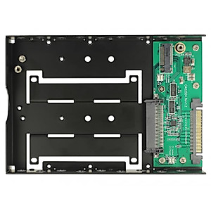 DeLOCK U.2 SFF-8639 to M.2 NVMe Key M/U.2 SFF-8639 Mounting Frame Converter with