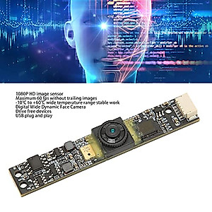 USB Camera Board, Mini Camera Module Ultrathin 2MP HD 1080P 60fps for Computer