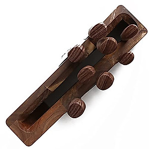 Uniharpa Wooden Magnetic Knife Holder, Universal Knife Holder & Organizer Stand. Space Saver Knives Holder.