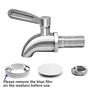 DOZYANT Updated More Durable Beverage Dispenser Replacement Spigot,Stainless Steel Polished Finished, Water Dispenser Replacement Faucet, fits Berkey and Other Gravity Filter Systems as Well