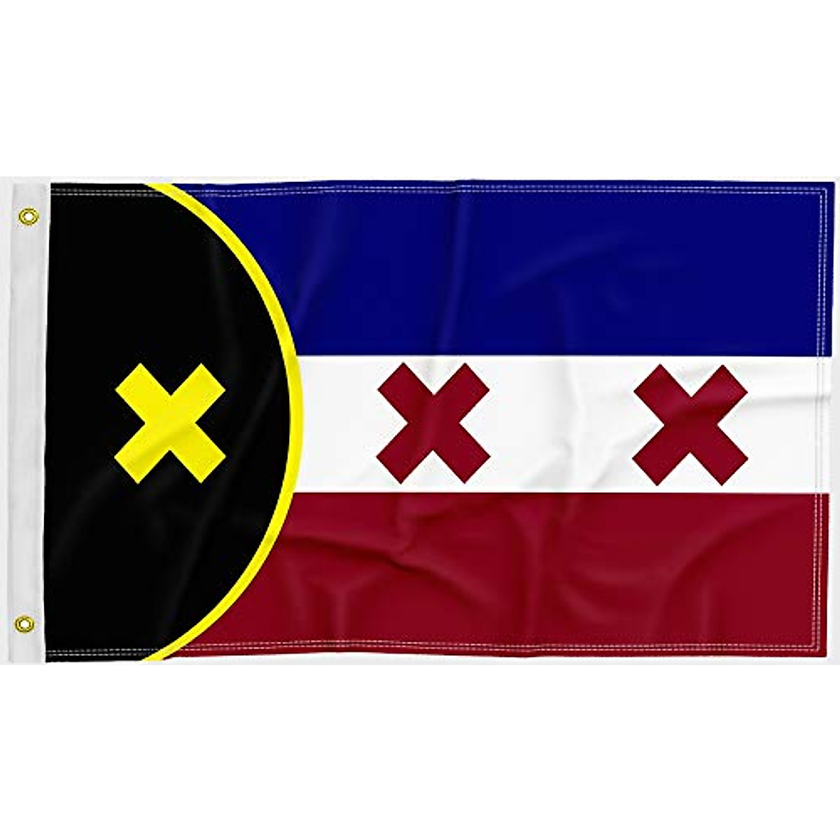 Lmanberg Flag 2020 Dream SMP, L'manberg Freedom Flag 2x3 FT Double Stitched Polyester Flag with 2 Gronments