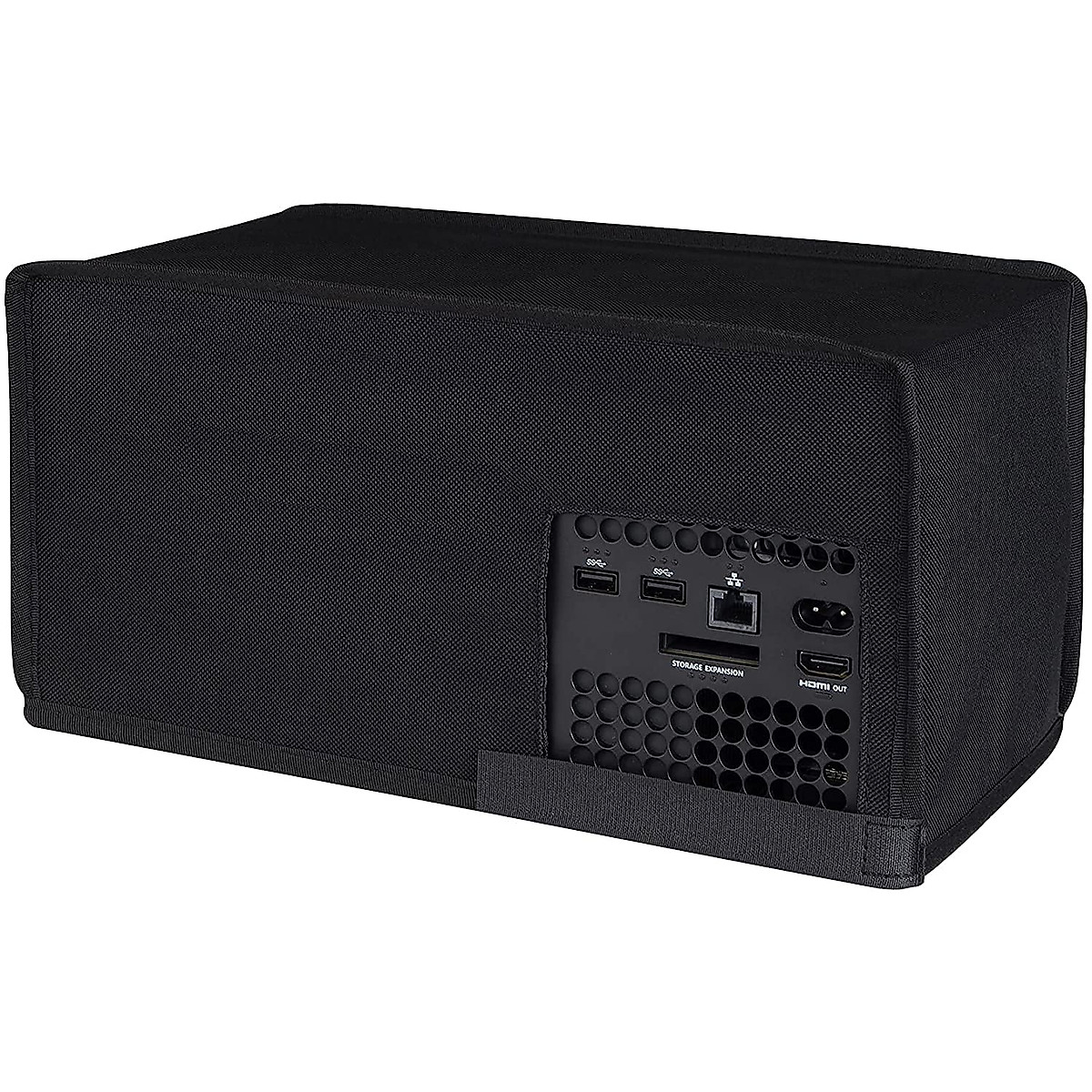 Dust Cover for Xbox Series X Console, Wanty Black Nylon Horizontal Dust Cover Anti Scratch Waterproof Cover Sleeve for Xbox Series X Console
