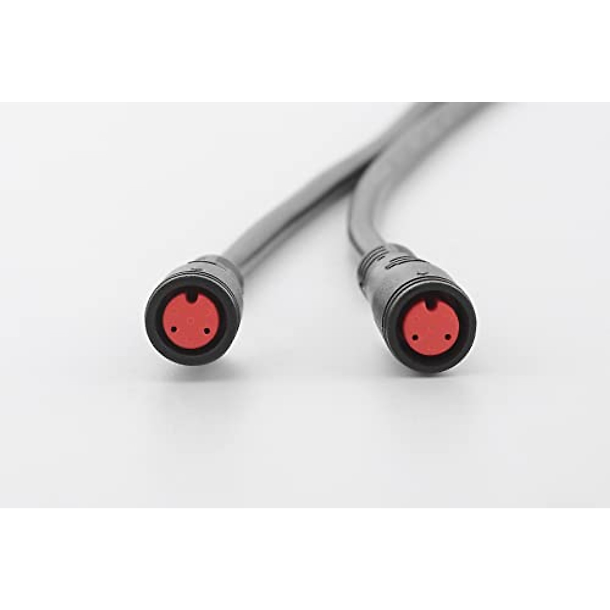 baluoqi 1T2 Y-Splitter Extension Wire with Julet Type 2pin Connector for Bike Headlight Cable in eBike Conversion Kits (2pin, 7" in Length)