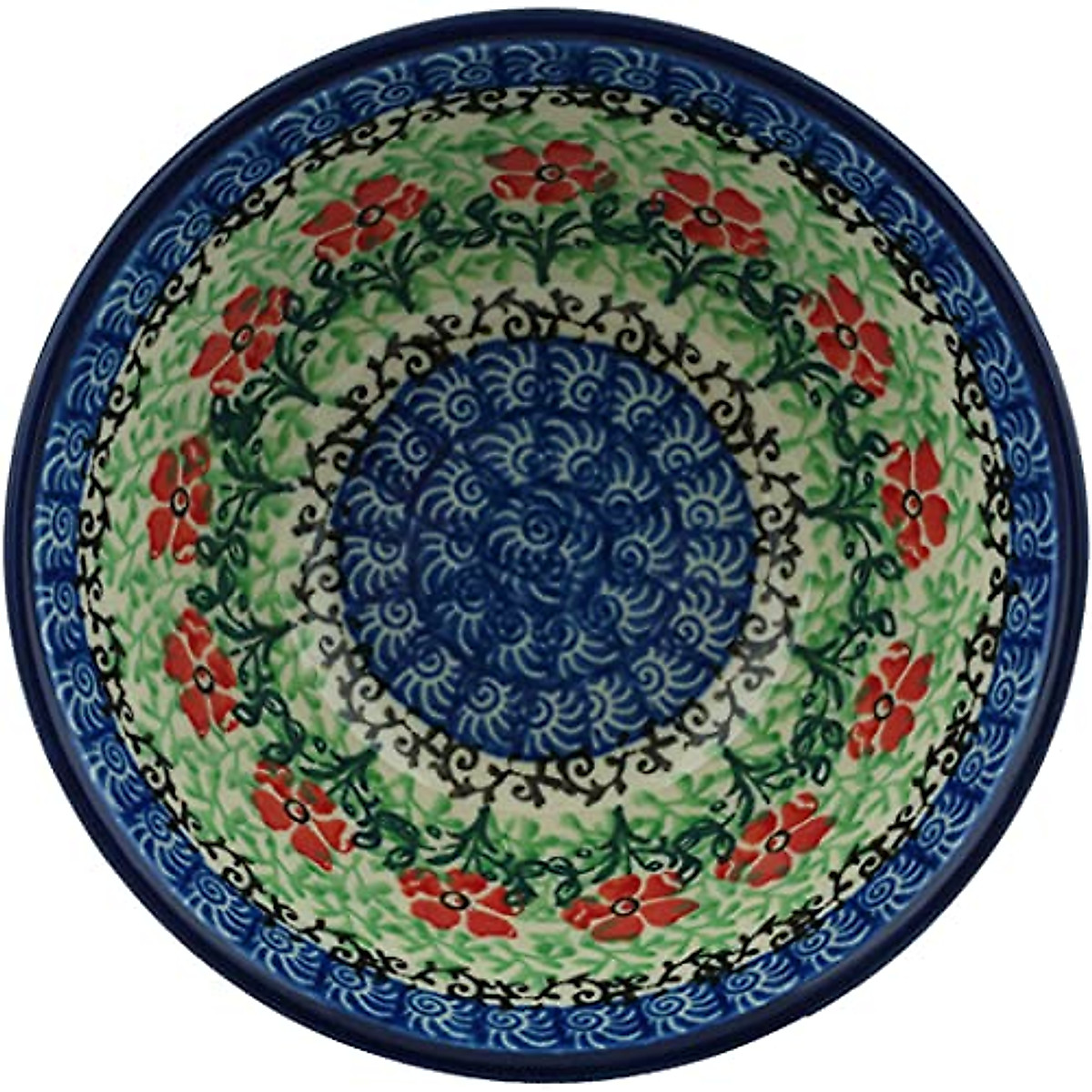 Polish Pottery Bowl 5-inch Maraschino
