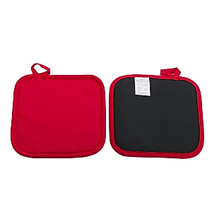 Westmark 2 Pot Holders, Professional, Red/Black