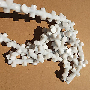 Magnetic Stirrer Stir Bar PTFE Magnetic Mixer Stir Bars Cross Shape (8X15mm, 5PCS)