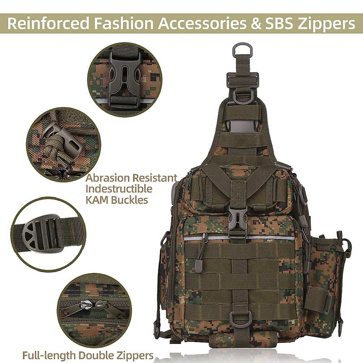 BLISSWILL Fishing Tackle Backpack with Two 3600 Fishing Tackle Box