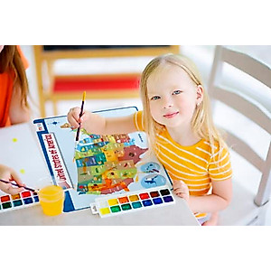 merka Placemats for Kids Placemat Kids Placemats for Dining Table Solar System Human Body Chart World Geography and USA Map Set of 4 Reusable