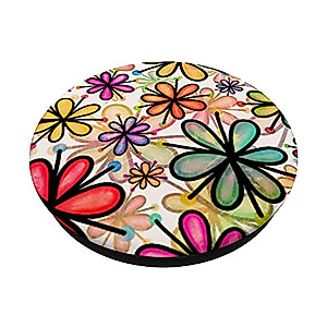 Colorful Daisies Daisy Power Cute Flowers Floral Pattern PopSockets Swappable PopGrip