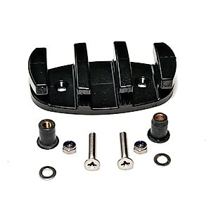 Zig Zag Cleat with Marine Grade Stainless Steel Fixings & Well Nuts