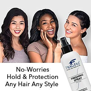 FRAGFRE Hair Finishing Spray Firm Hold 8 oz - Hair Spray for Sensitive Skin - Fragrance Free Hypoallergenic Parabens Free - Holds and Protects Your Styles without Irritations -Vegan No Gluten (1 Pack)