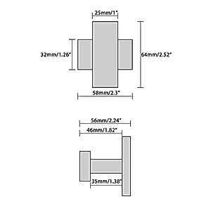 Alise Towel Hook Bathroom Single Robe Hooks Wall Mount Clothes Hook for Bedroom Kitchen Cloakroom Door Back Cabinet,GOY004B-4P SUS304 Stainless Steel Matte Black Pack of 4