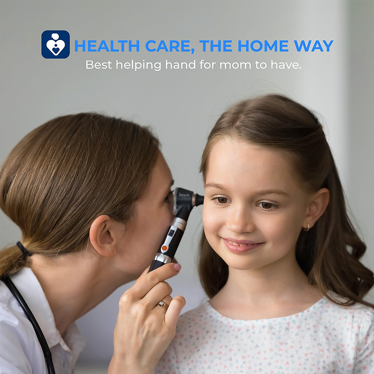 SereneLife Fiber Optic Otoscope/Auriscope | Home Ear Inspection Tool DIY, 3X Magnification, Bright LED, Includes Reusable Ear Tips, Travel Case, Battery Operated | For All Ages & Pets