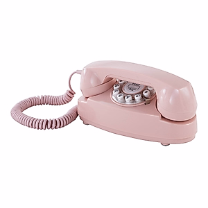 Crosley CR59-PI Princess Phone with Push Button Technology, Pink