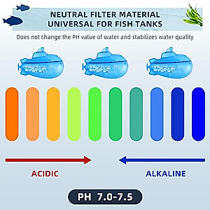AMI PARTS Humidifier Cleaner Float Submarine for Warm&Cool Most Humidifiers and Fish Tank, Purifie Water, Soften Hard Water, Prevents Hard Water Build-Up, Universal Humidifier Tank Cleaner (6 Pack)