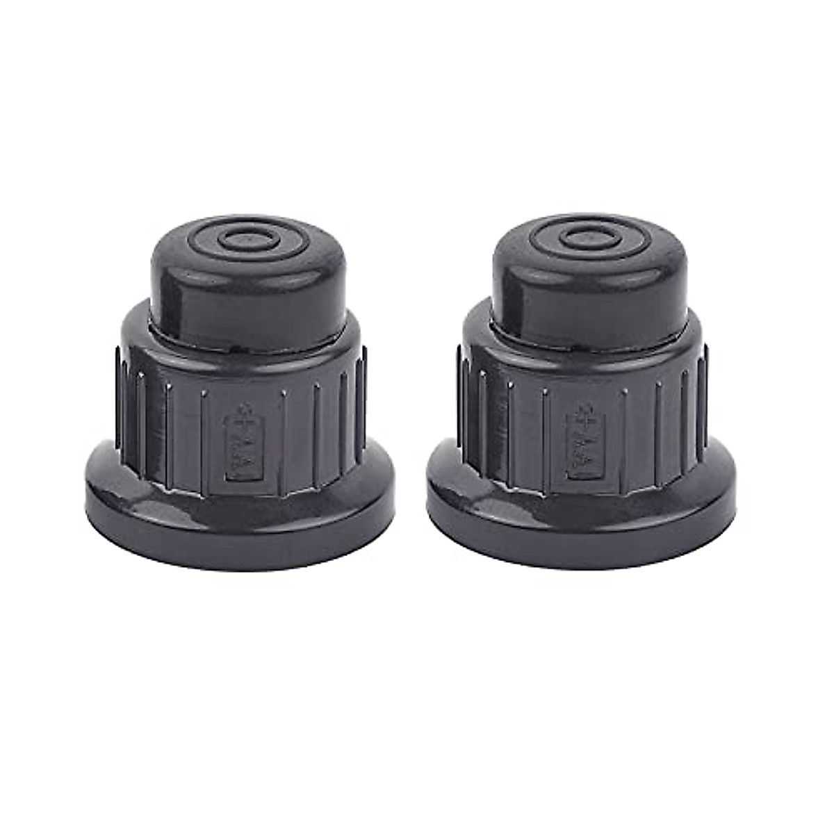 AA Battery Push Button Ignitor Caps, 2Pcs Igniter Replacement Caps with Springs for Gas Fire Pit, BBQ, Grill, Barbecue Spark Generator, With 0.866inch (22mm) mounting thread