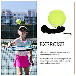 BESPORTBLE 10 pcs Rope Tennis High Bounce Tennis pet Balls Toy Tennis rebounder Outdoor Toys Outdoor Gear Sweat Suit high Bounce Balls Tennis Ball Dog Training Tool Sports Individual Woolen