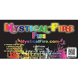 Mystical Fire Plus Campfire Fireplace Colorant Packets (25 Pack, Mystical Fire Plus)
