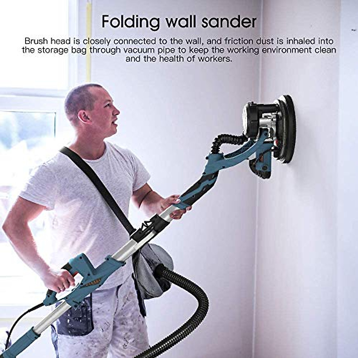 Drywall Sander，Handife 800W Electric Foldable Wall Sander