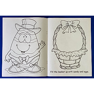 ZOCO - Springtime Fun - Coloring Books (25 Bulk Pack, Without Crayons) - Easter Holiday Party Favors, Games, Puzzles, Activities for Kids