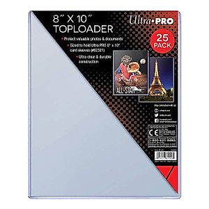 8 x 10 Photo Toploaders (25 Pack)