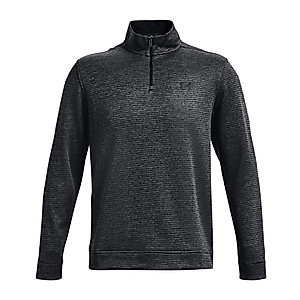 Under Armour Mens Storm SweaterFleece Quarter Zip, (001) Black / / Black, X-Large