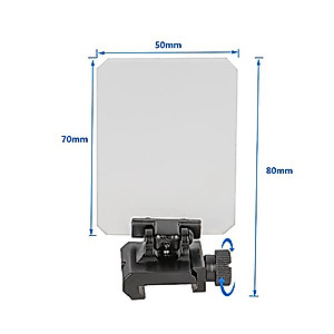 ATAIRSOFT Airsoft Dot Sight Reflex Scope Square Shape Screen Protector 20mm QD Mount BK
